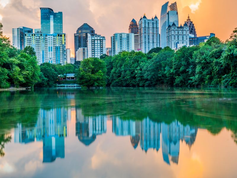 Reflection of iconic Atlanta Skyscrapers | Smithsonian Photo Contest ...