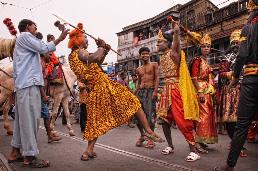 Here the Gods are in action, but humorously. Technically those two are ...