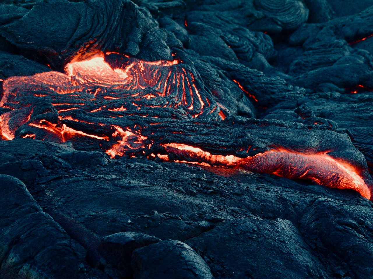 ropy lava composition