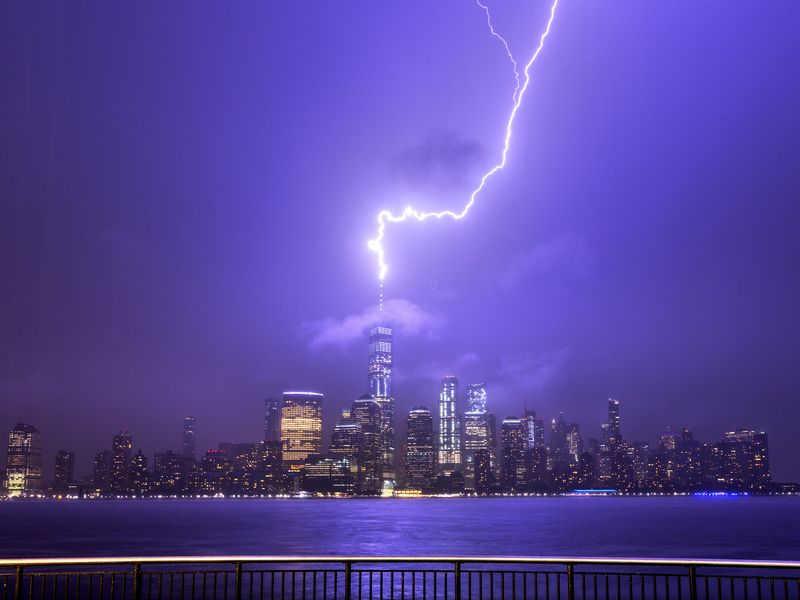 World Trade Center Lightning Strike 1 | Smithsonian Photo Contest ...