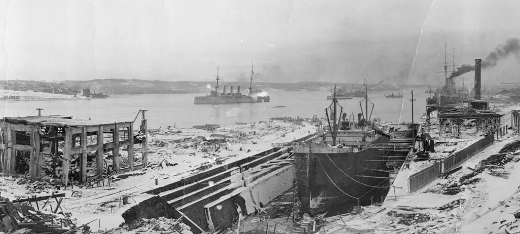 explosion in halifax