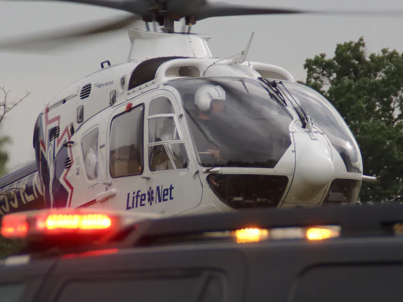 Aeromedical Helicopter Landing For Patient Transport | Smithsonian ...