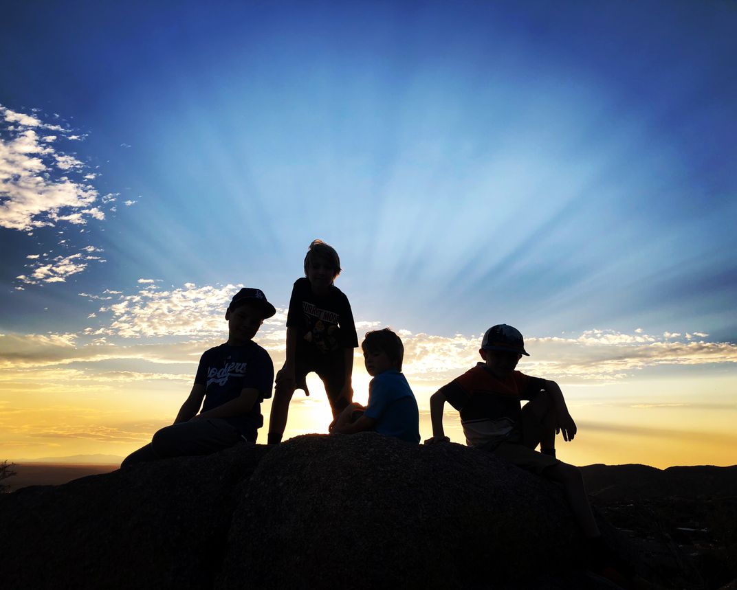 Boys in the sunset | Smithsonian Photo Contest | Smithsonian Magazine