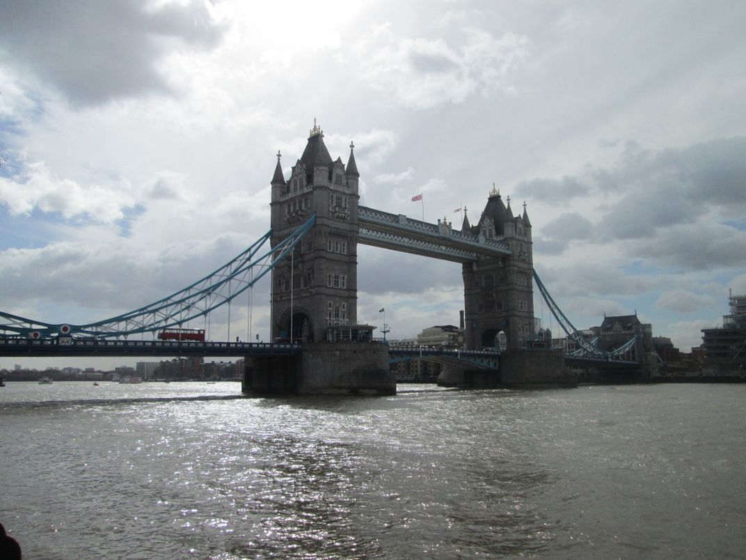 Sun breaks through the clouds above the Tower Bridge | Smithsonian ...