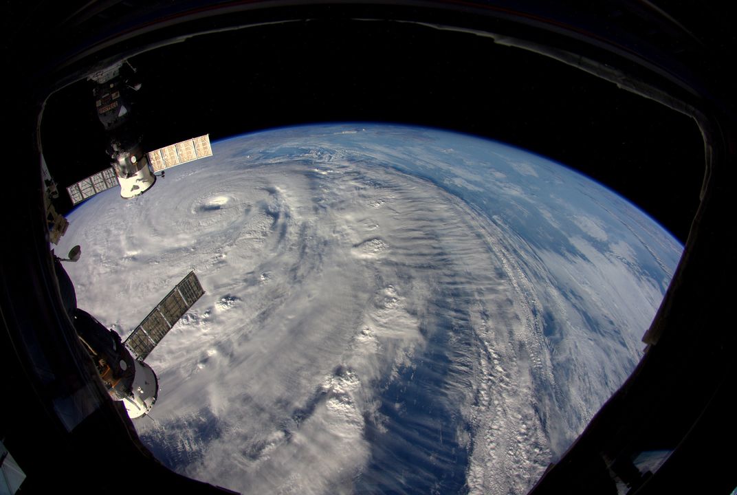typhoon from space
