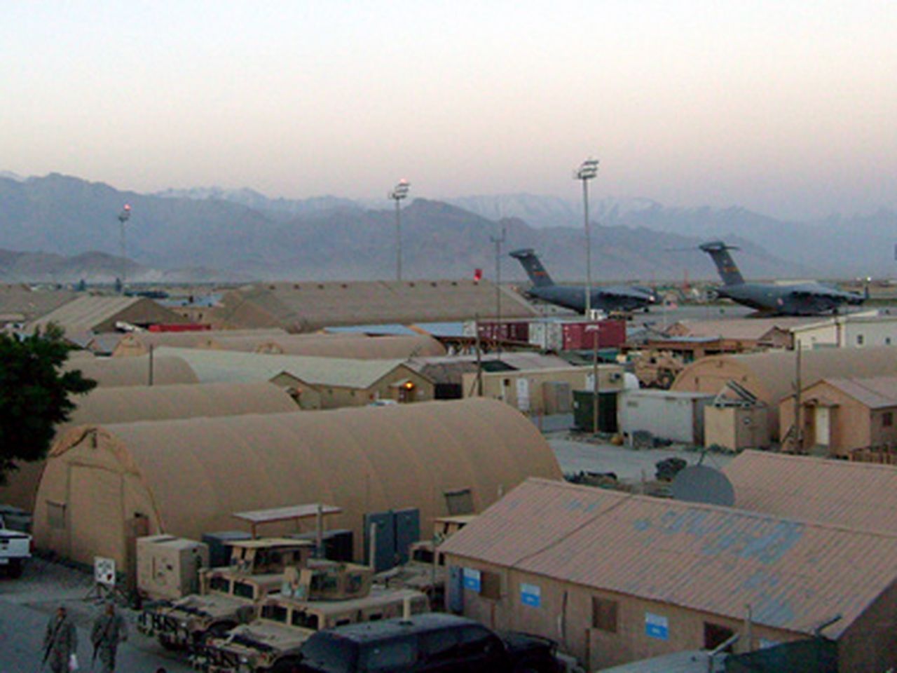 Bagram Airfield Living Conditions
