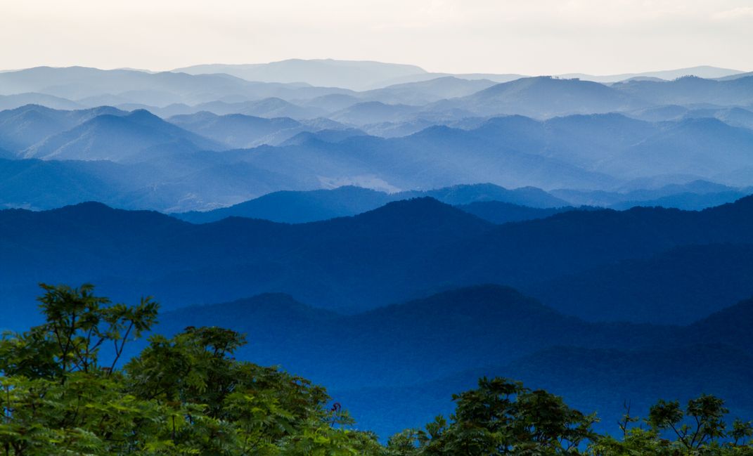That's why they call them the Blue Ridge Mountains | Smithsonian Photo ...