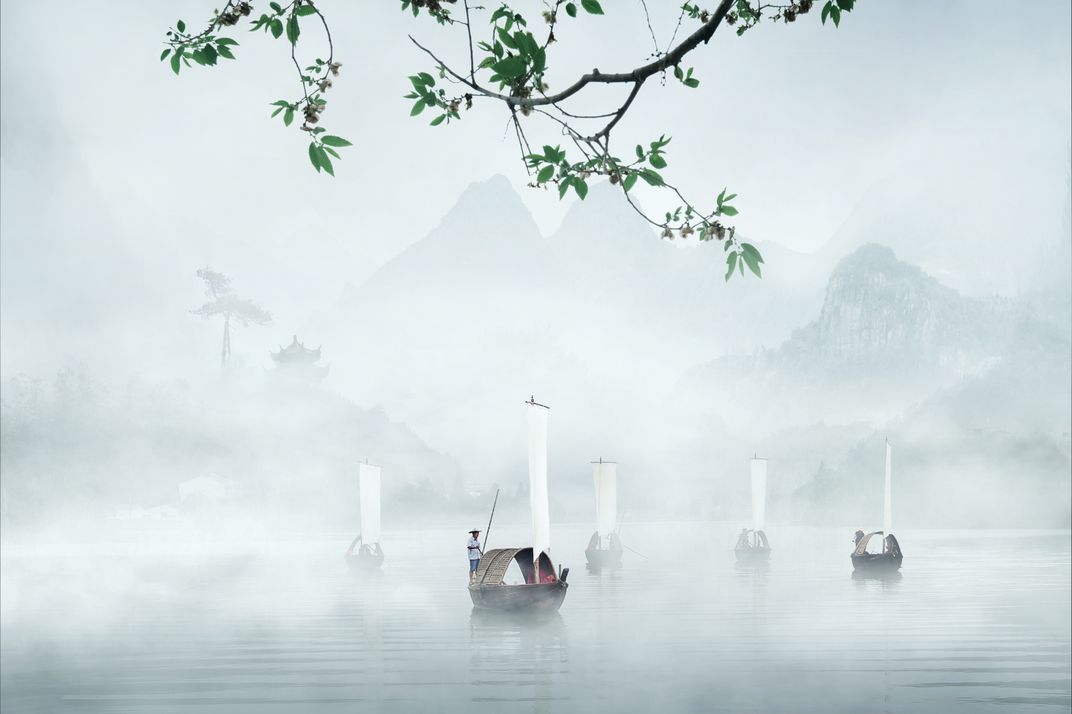 Sail Shadow of Oujiang River | Smithsonian Photo Contest | Smithsonian ...