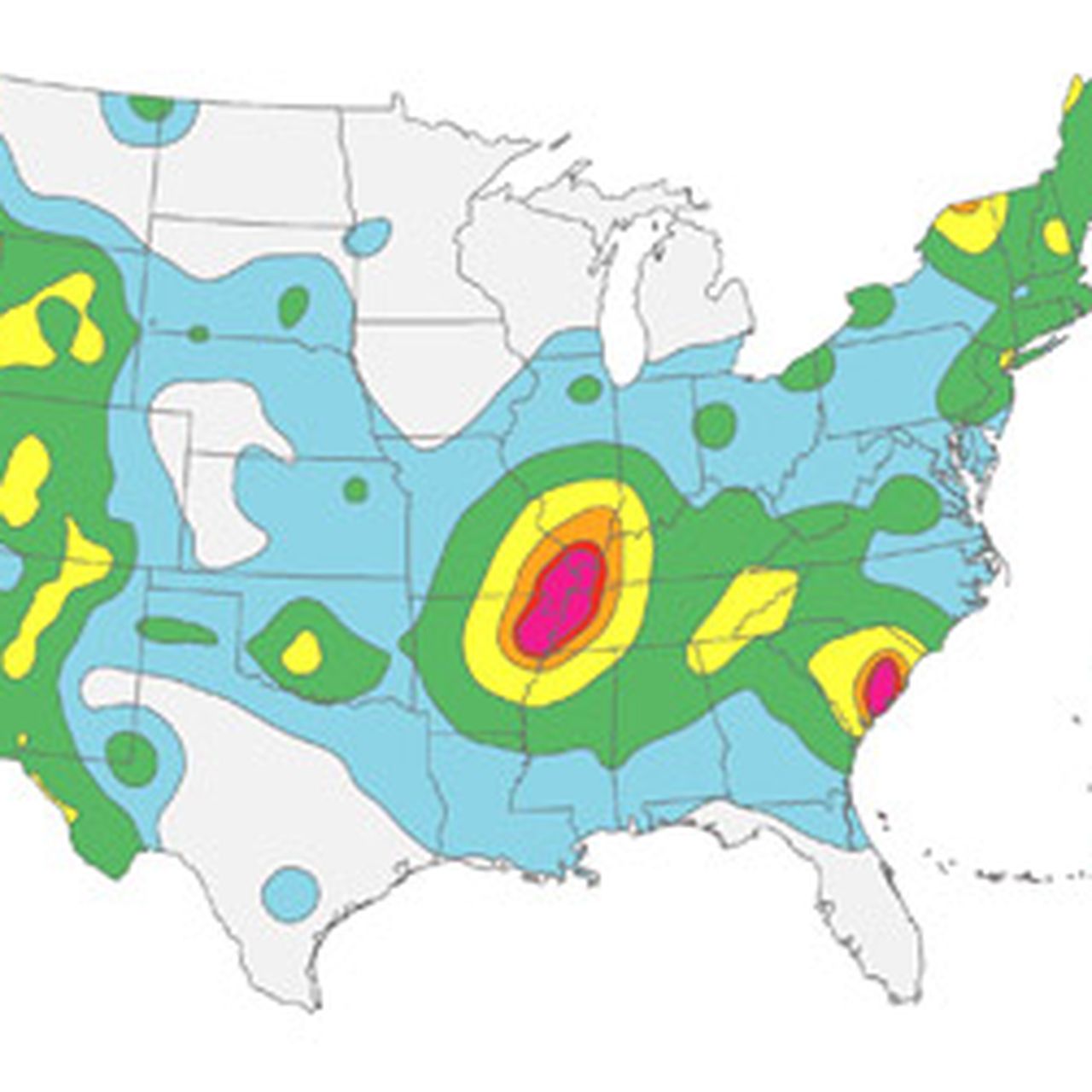 Large Earthquakes In Washington State