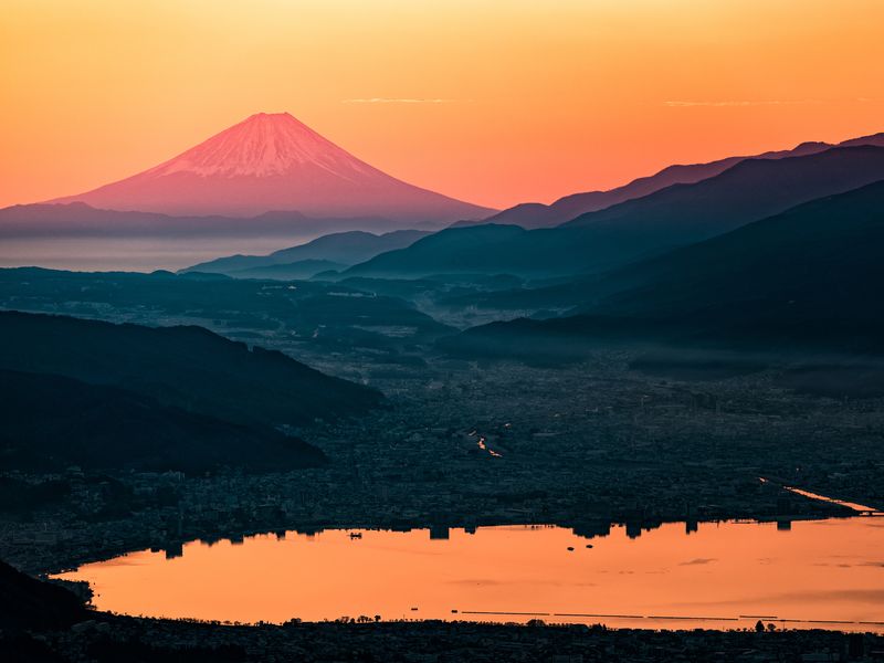 Mt.fuji in Red | Smithsonian Photo Contest | Smithsonian Magazine
