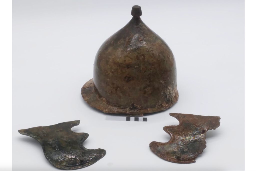 Divers Find a Well-Preserved Roman Helmet From the Naval Battle That ...