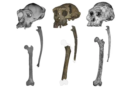 human evolution skeleton changes