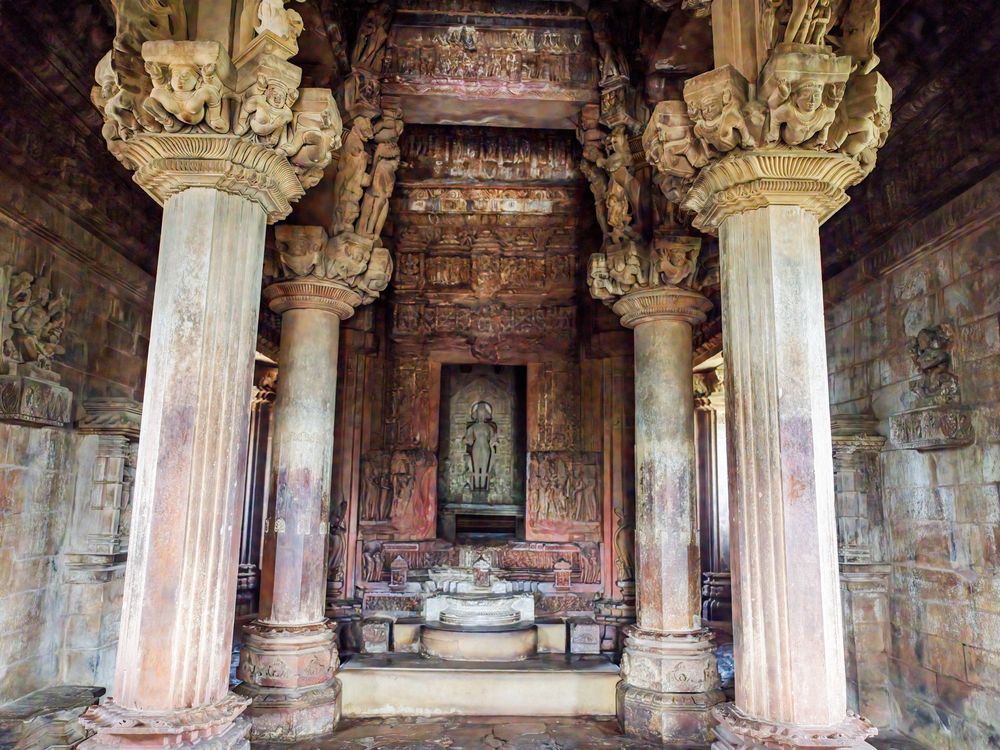 Inside a Vishnu Temple in Khajuraho Complex. | Smithsonian Photo ...