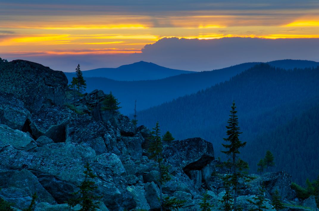 deep blue mountains | Smithsonian Photo Contest | Smithsonian Magazine