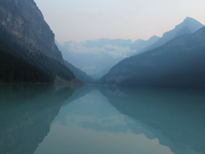 Lake Louise at sunset | Smithsonian Photo Contest | Smithsonian Magazine