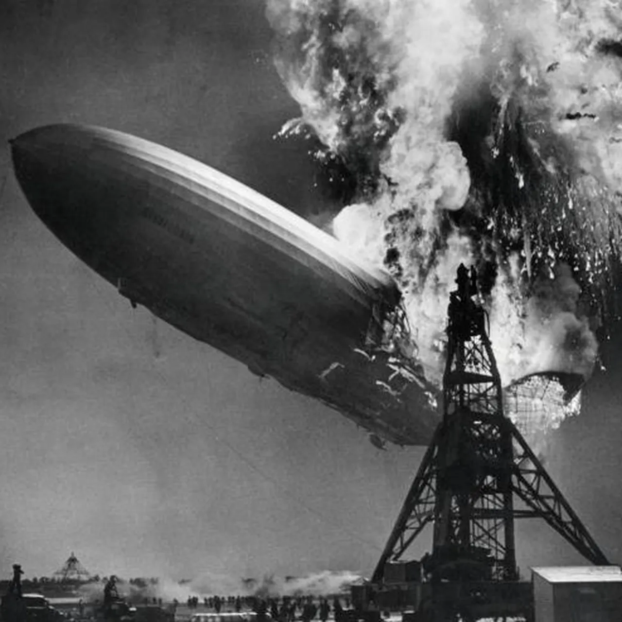 Hindenburg Disaster Color