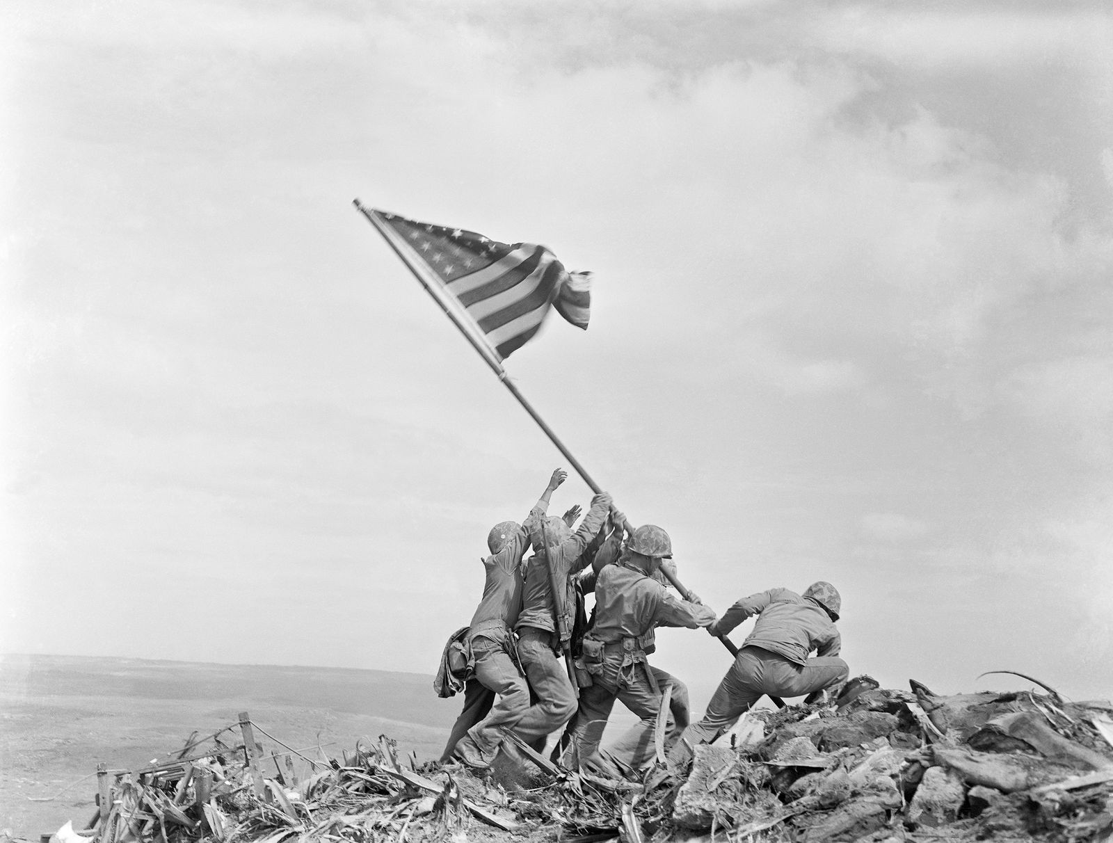 American Marines With Flag Backgrounds