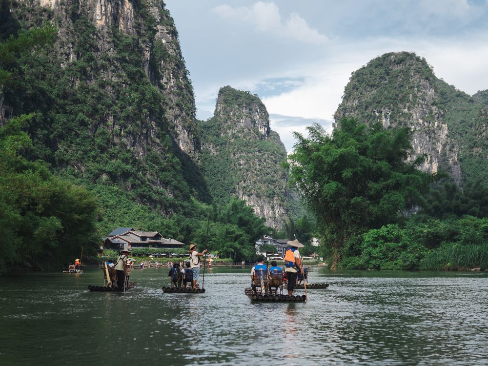 Take a bamboo raft in Guilin | Smithsonian Photo Contest | Smithsonian ...