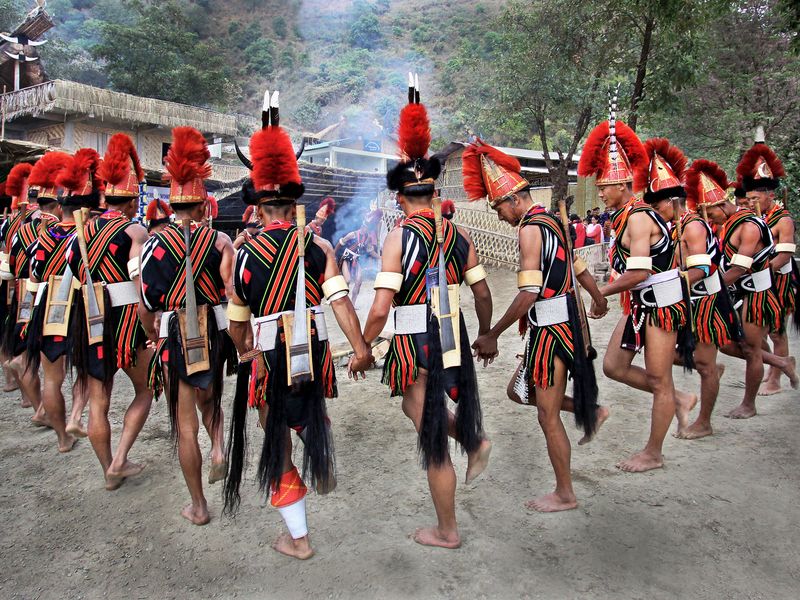 The photograph of strong demonstartion of unity of a nation. Naga ...