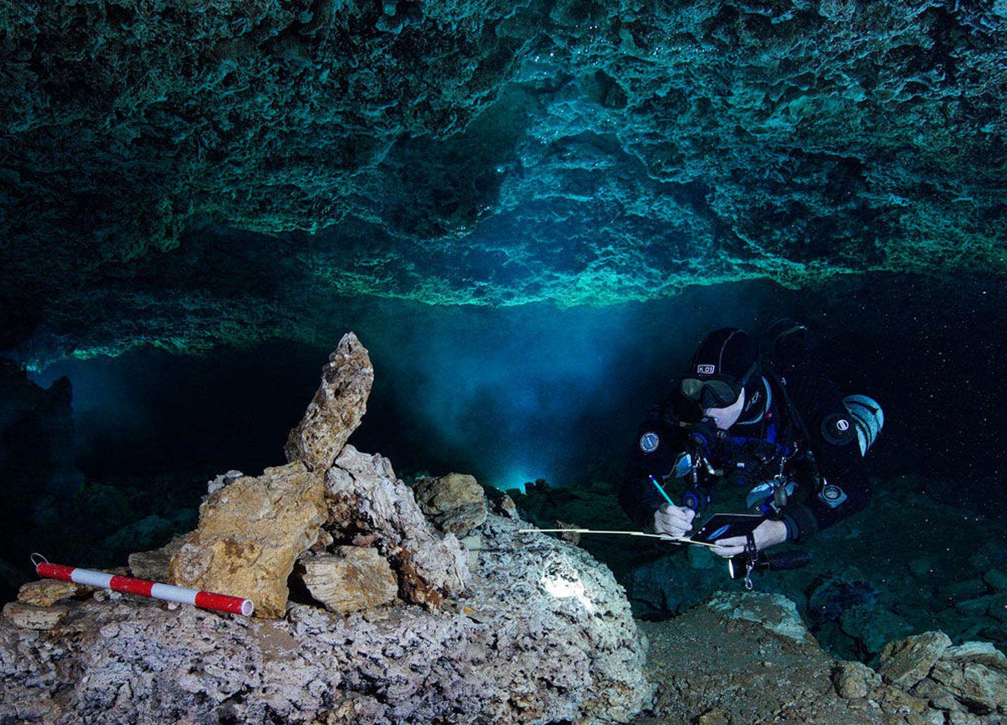 An Underwater Cave Once Hosted the Americas' Oldest Known Ocher Mine