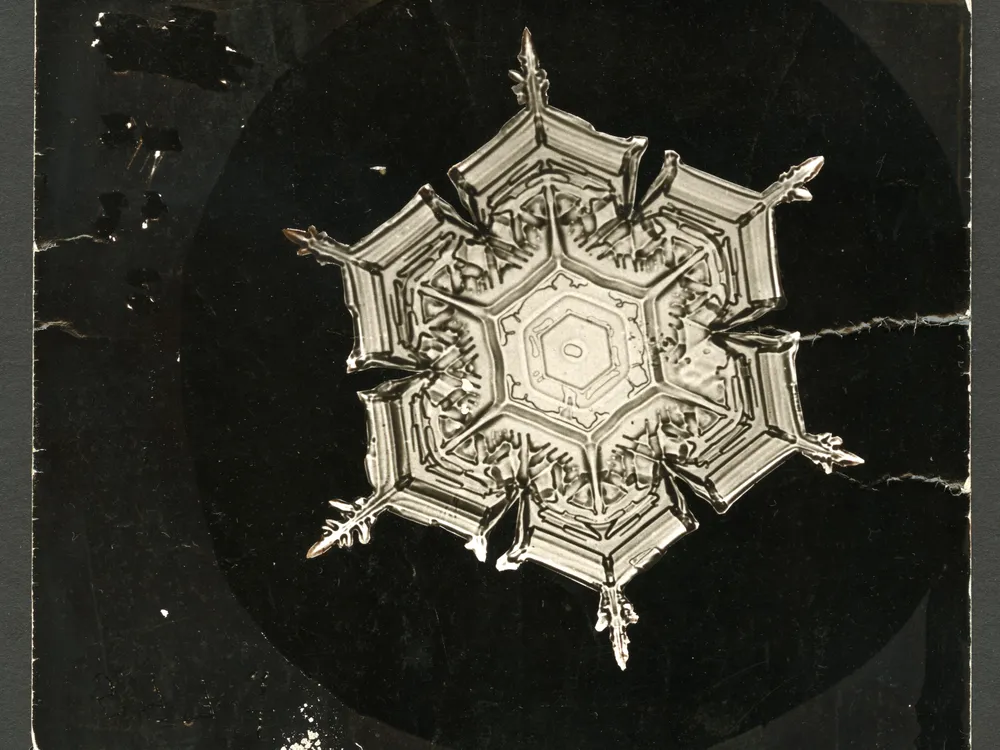 microscopic snowflake