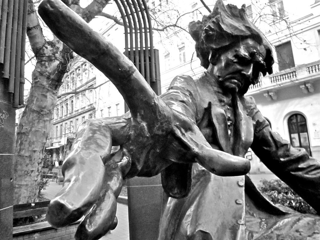 Statue of Liszt on Liszt square in Budapest, Hungary | Smithsonian ...