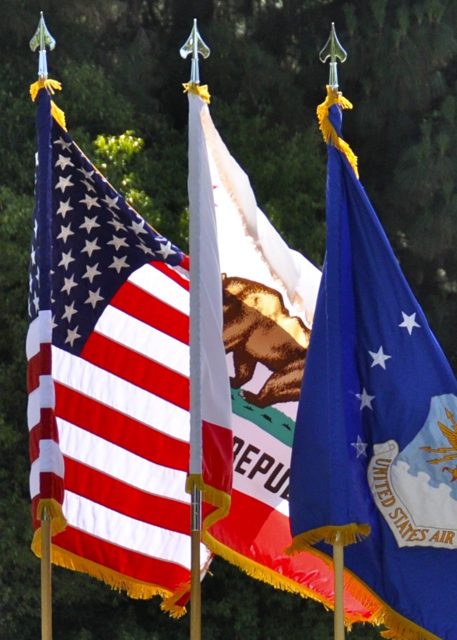 These color guard flags caught my attention during a 4th of July parade ...