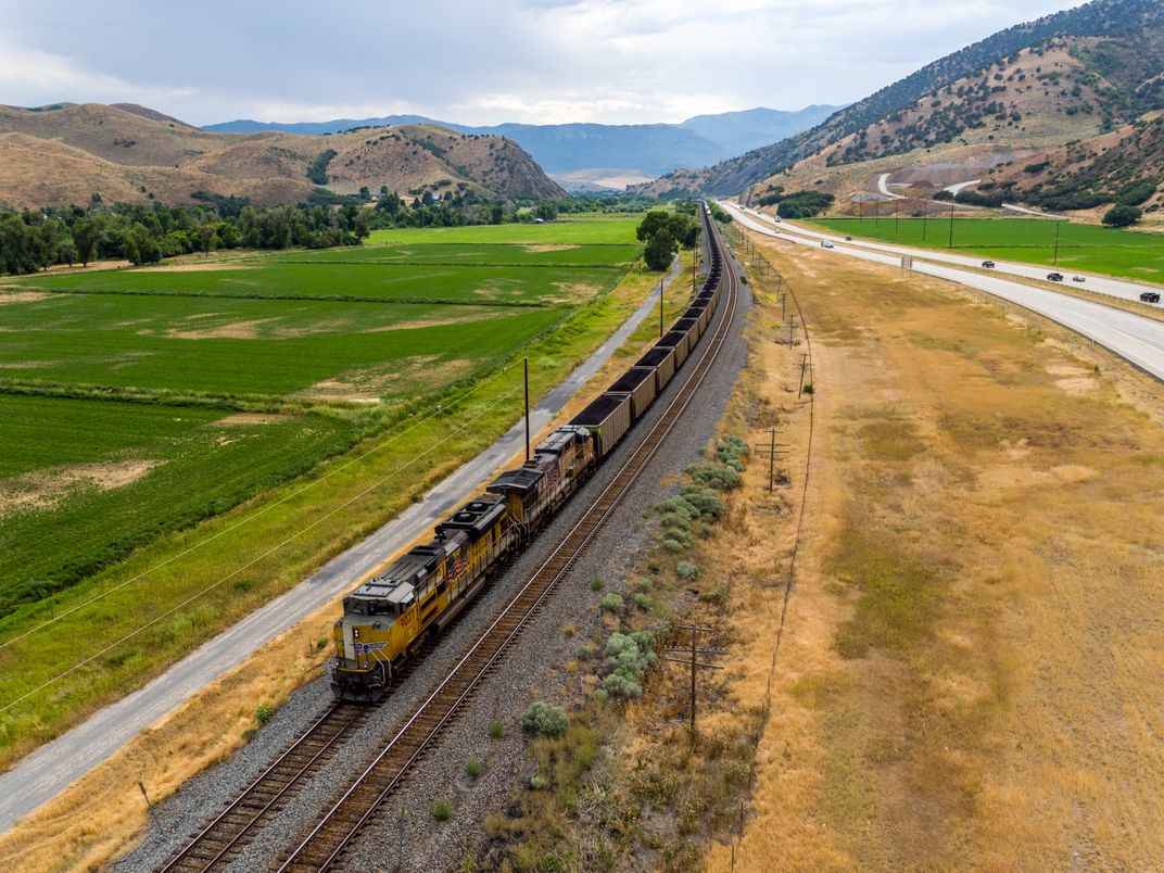 Train Passing through the Valley | Smithsonian Photo Contest ...