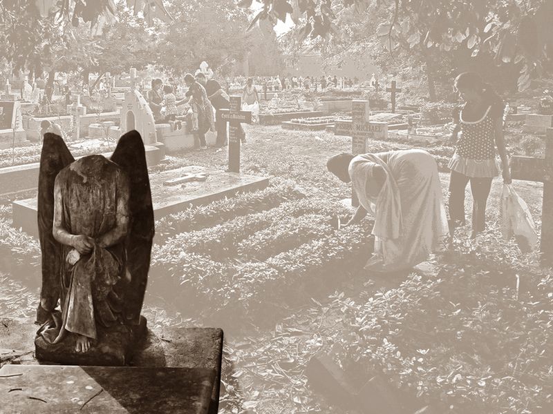 Abandoned statue in the grave yard. | Smithsonian Photo Contest ...