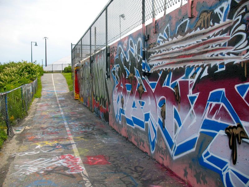 A legal graffiti wall in Portland, Maine | Smithsonian Photo Contest ...