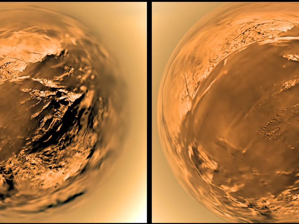Surface Of Titan From Cassini