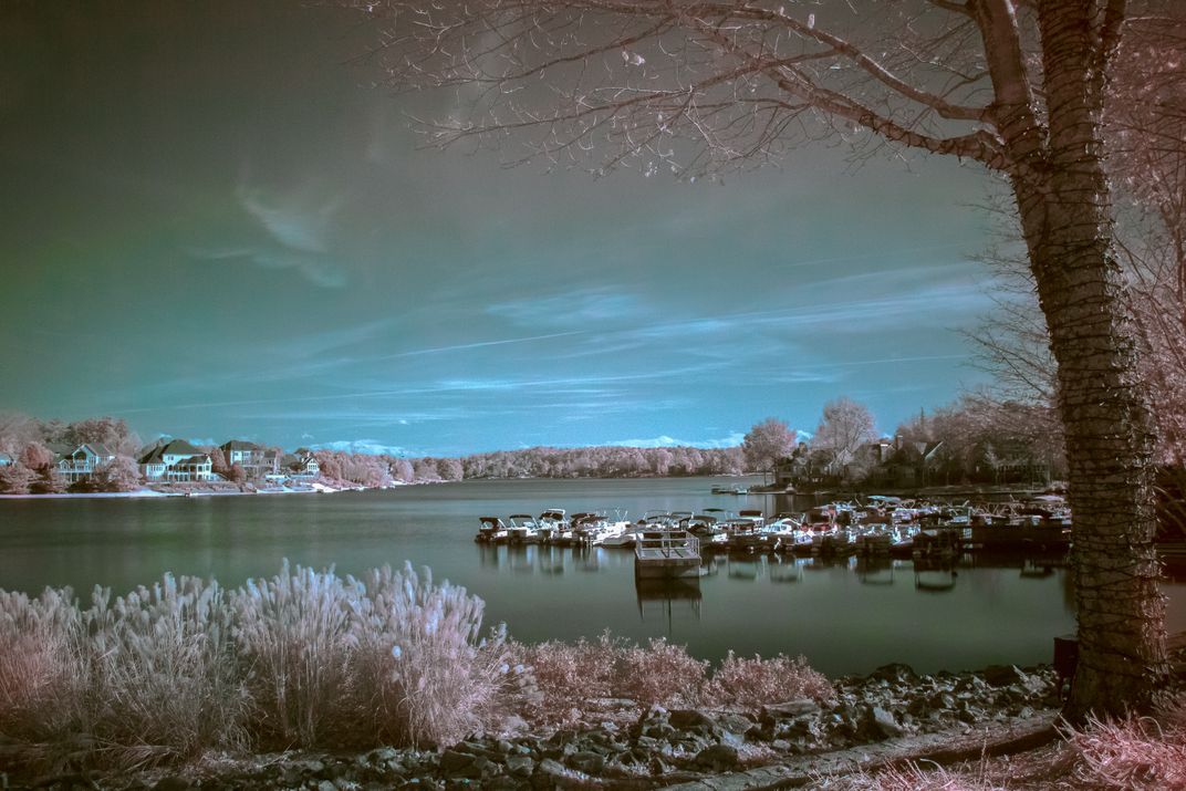 Lake Windward in infrared colors | Smithsonian Photo Contest ...