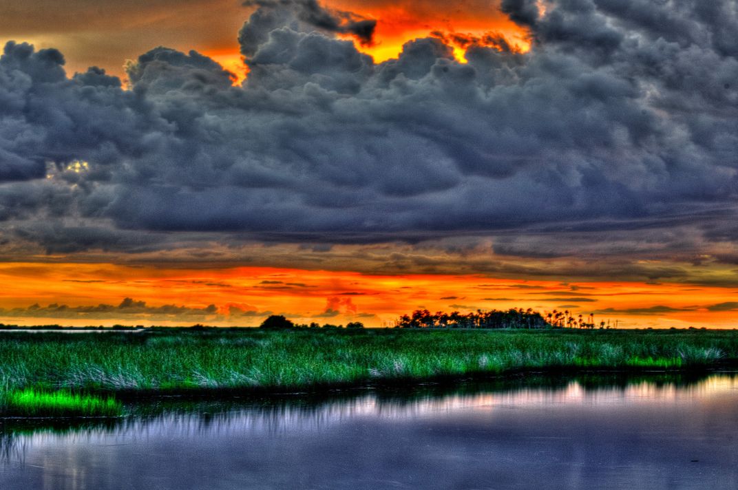 HDR sunset over a marsh | Smithsonian Photo Contest | Smithsonian Magazine