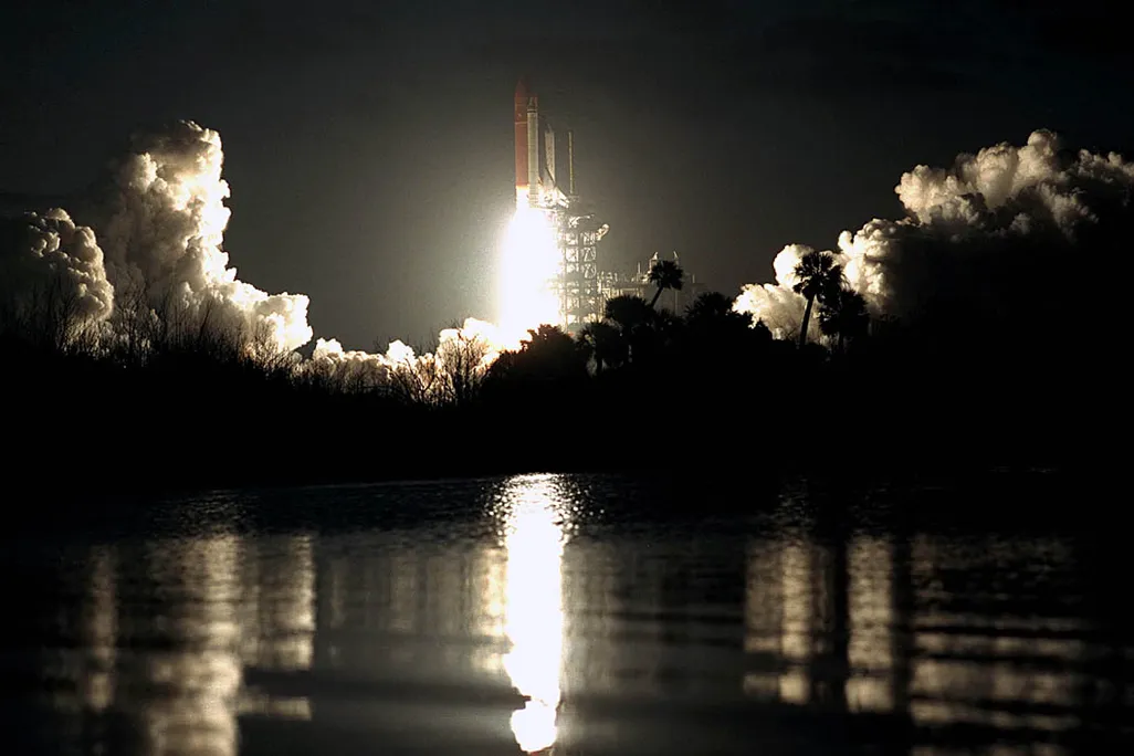 space shuttle night launch dates