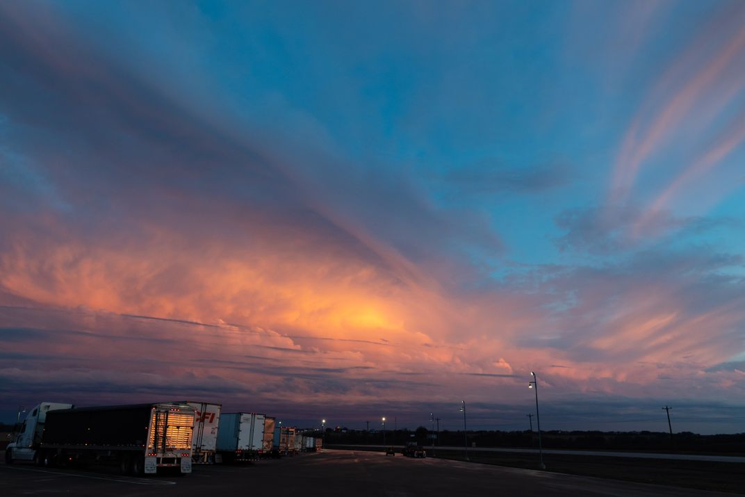 Sunset at the Truck Stop | Smithsonian Photo Contest | Smithsonian Magazine