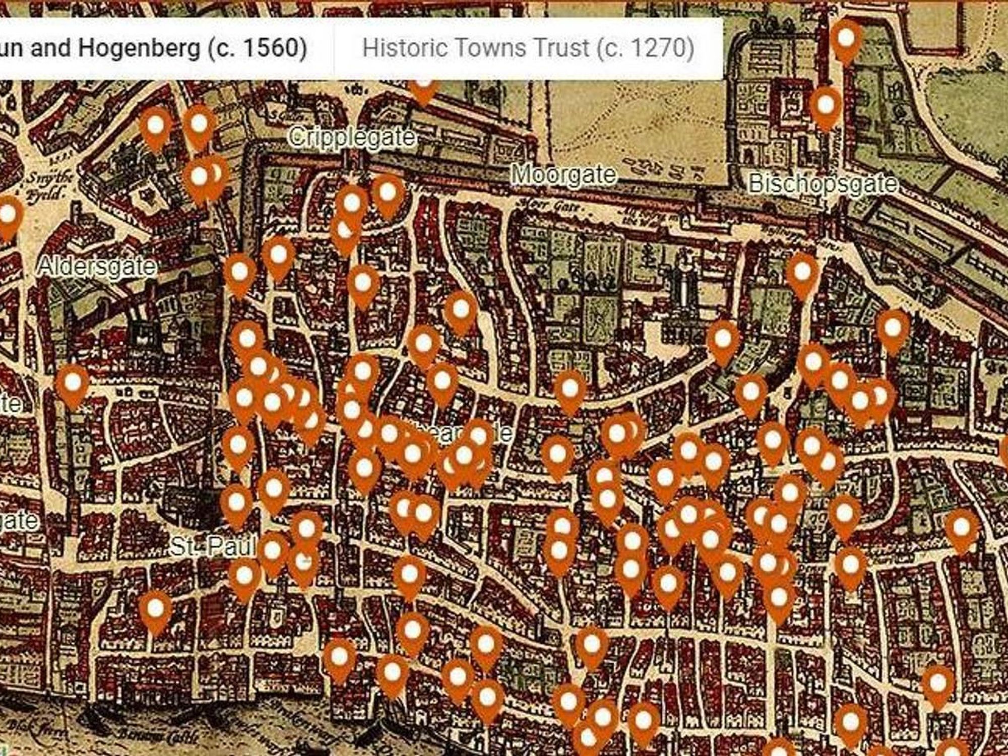 Relive Medieval London’s Bloody Murders With This New Interactive Death Map