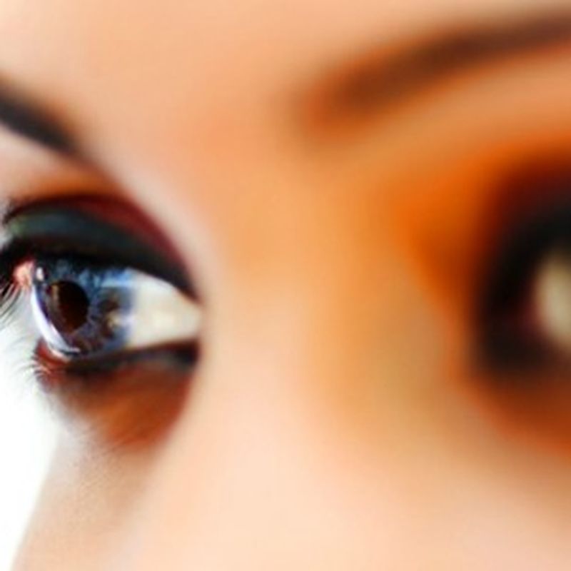 Blinking Eyes Close Up