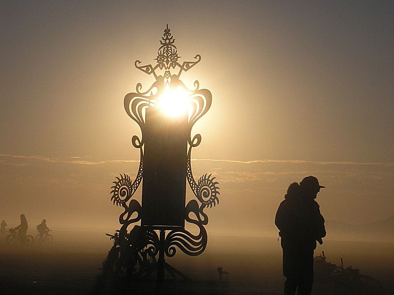 Burning Man at Sunrise | Smithsonian Photo Contest | Smithsonian Magazine