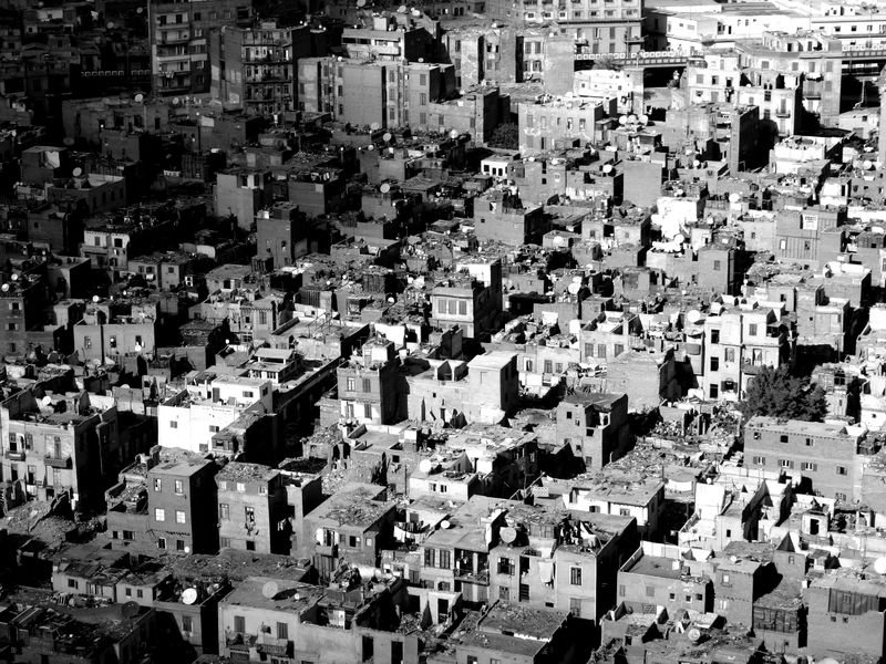 slum district in Cairo with satellite dish | Smithsonian Photo Contest ...