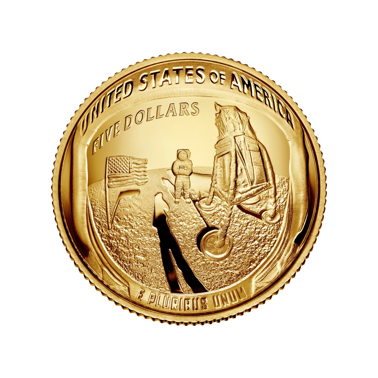 Apollo Lunar Landing Coin