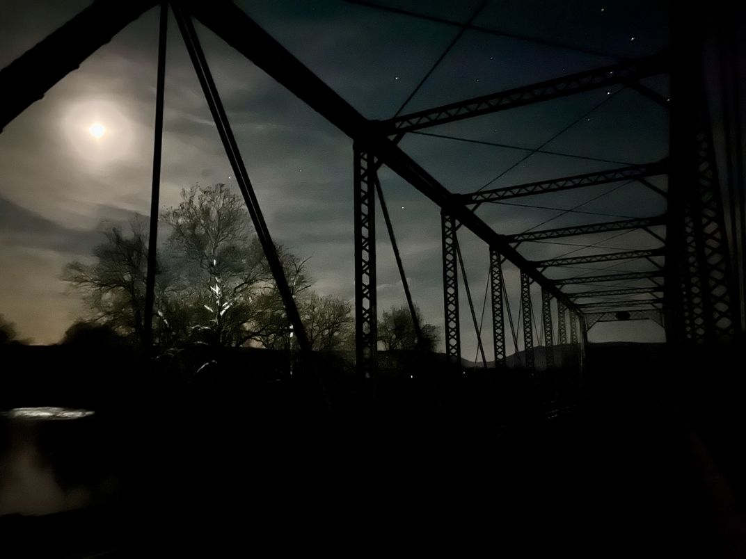 Neff Bridge during Lunar Eclipse | Smithsonian Photo Contest ...