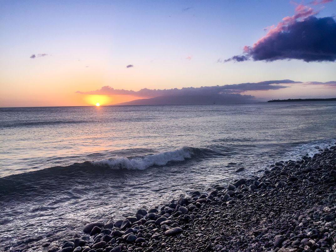 Sunset off the coast in Lahaina | Smithsonian Photo Contest ...