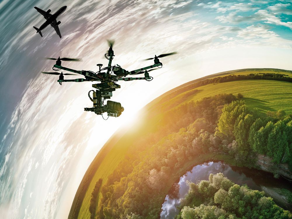 Drones in a Busy Sky