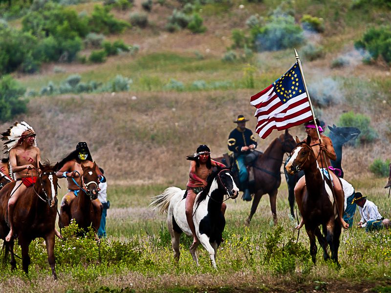 Custer's Last Stand, Reel Bird Reenactment of the Battle of the Little ...