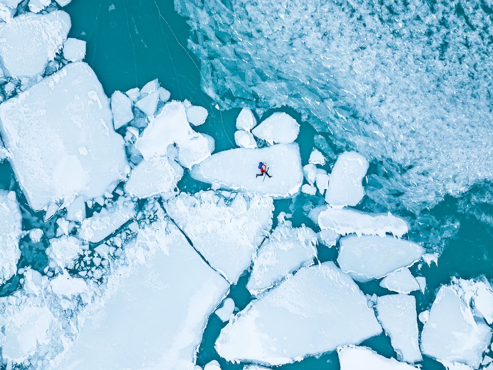 Nordic Skating Glacier Lake in Alaska | Smithsonian Photo Contest ...