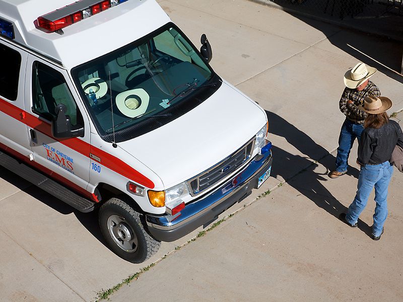 Behind the arena at Cheyenne Frontier Days Rodeo. | Smithsonian Photo ...