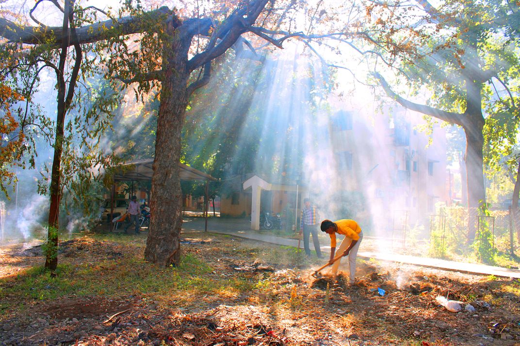Photo No - 4 Title - No Tittle Description - A Young Boy Clenning a ...