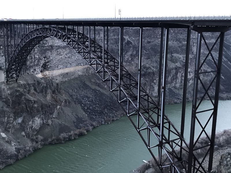 Perrine Bridge with snow | Smithsonian Photo Contest | Smithsonian Magazine