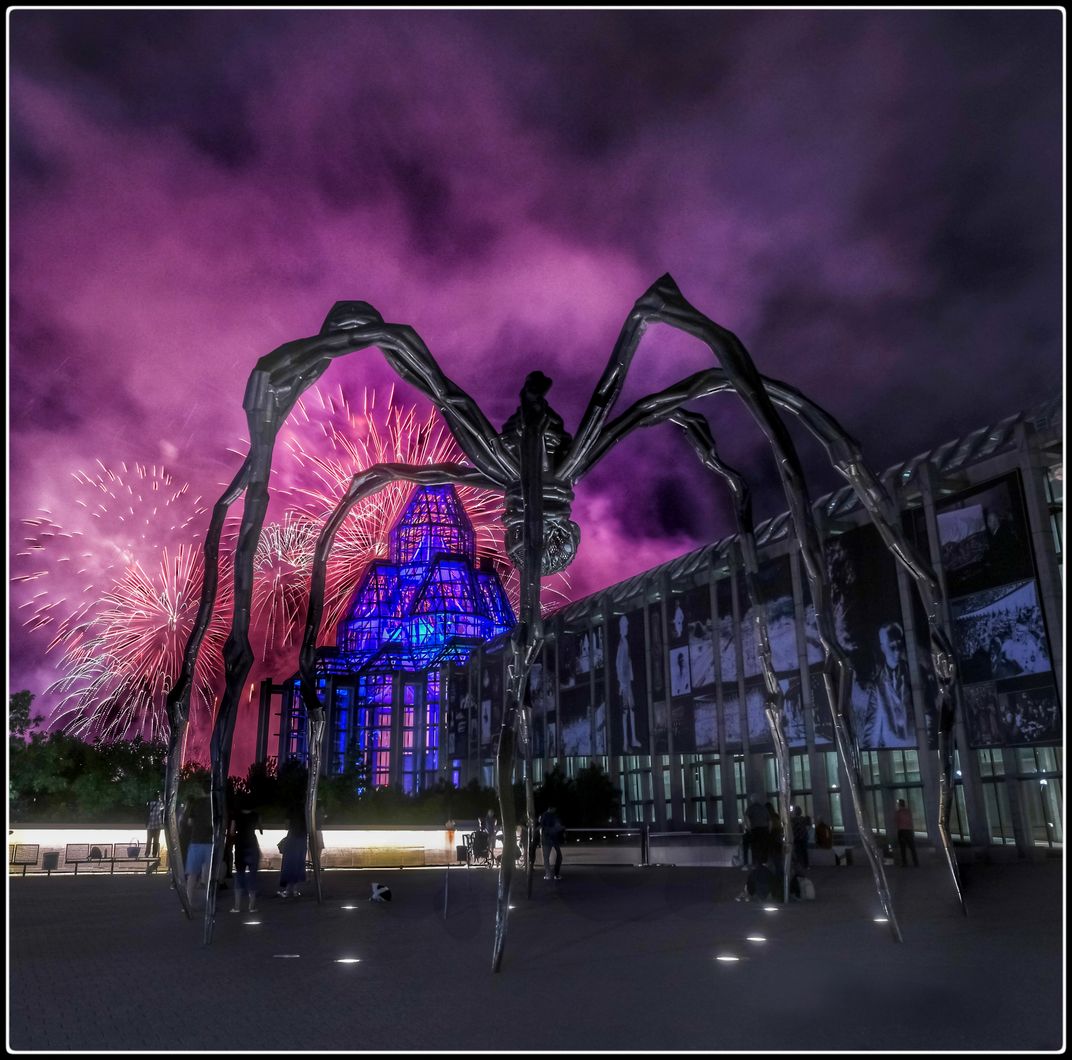 Giant Spider Fireworks | Smithsonian Photo Contest | Smithsonian Magazine