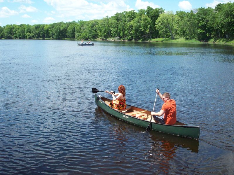 The Menominee River between Wisconsin and Michigan | Smithsonian Photo ...